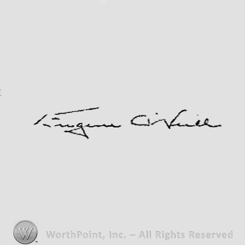 Mark with Signature: Eugene O'neill. | #591255