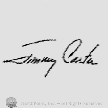 Mark with Signature: Jimmy Carter. | #591283
