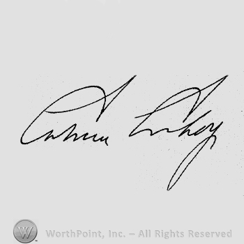 Mark with Signature: Calvin Coolidge. | #591288