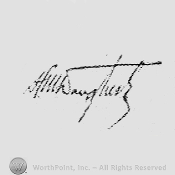 Mark with Signature: Harry Micajah Daugherty. | #591289