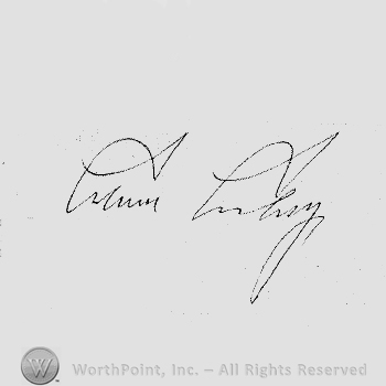 Mark with Signature: Calvin Coolidge. | #591290