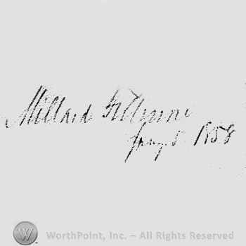 Mark with Signature: Millard Fillmore. | #591298