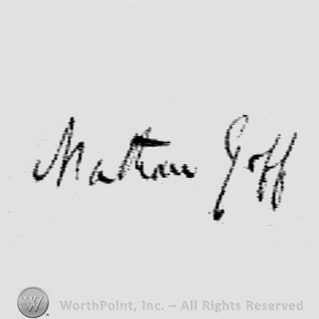 Mark with Signature: Nathan Goff Washington. | #591311
