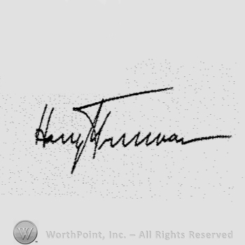 Mark with Signature: Harry S. Truman. | #591363