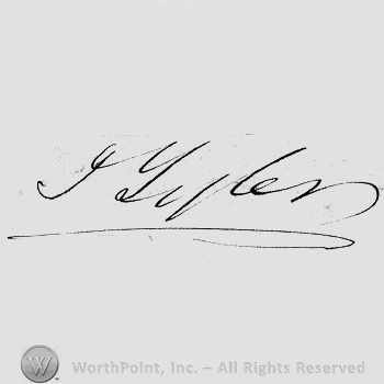 Mark with Signature: John Tyler. | #591379
