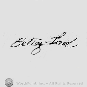 Mark with Signature: Betty Ford. | #591384