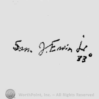 Mark with Signature: Sam J. Ervin Jr.. | #591394