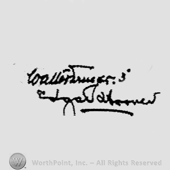 Mark with Signature: John Edgar Hoover. | #591400