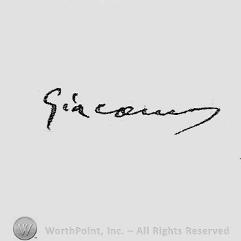 Mark with Signature: Giacomo Puccini. | #591423