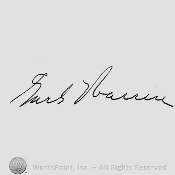 Mark with Signature: Earl Warren. | #591488