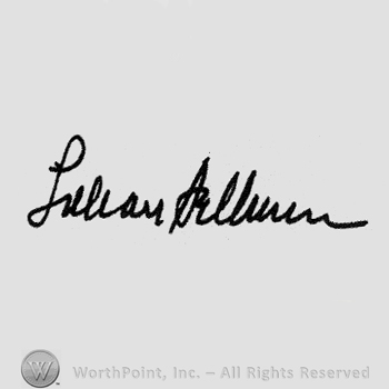 Mark with Signature: Lillian Hellman. | #591506