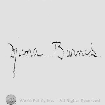 Mark with Signature: Djuna Barnes. | #591512
