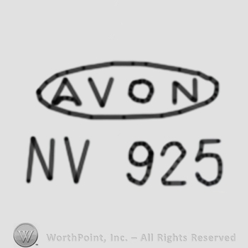 Mark with Word "AVON" written inside an oval | #592739