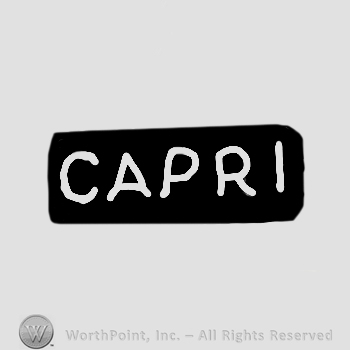 Mark with Word "CAPRI" written inside a black | #592782