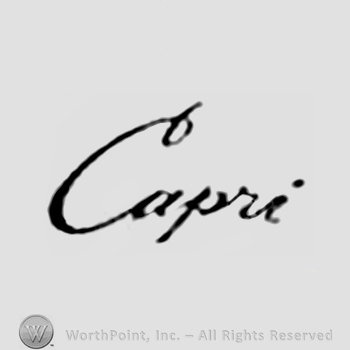 Mark with Word "CAPRI" handwritten. | #592783