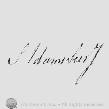 Mark with Signature: Samuel Adams. | #593097