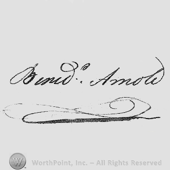Mark with Signature: Benedict Arnold. | #593098