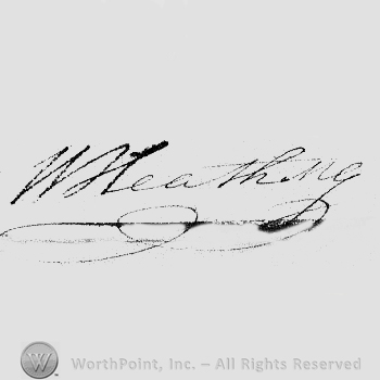 Mark with Signature: William Heath. | #593102