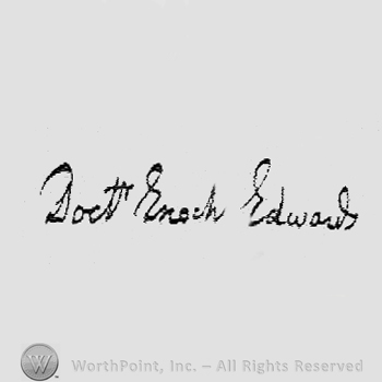Mark with Signature: Enoch Edwards. | #593116