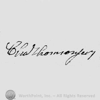 Mark with Signature: Charles Thomson. | #593125