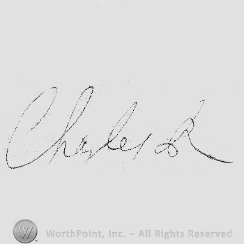 Mark with Signature: Charles II of England. | #593167