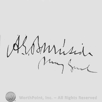 Mark with Signature: Ambrose Everett Burnside. | #593175