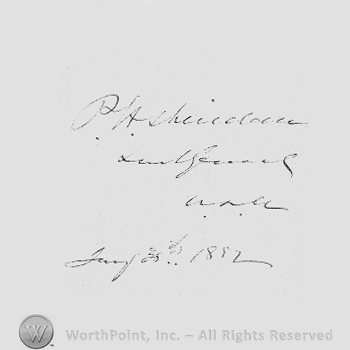 Mark with Signature: Philip H. Sheridan. | #593215