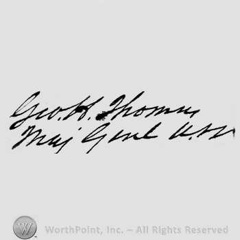 Mark with Signature: George H. Thomas. | #593221