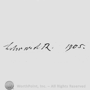 Mark with Signature: Edward VII. | #593238