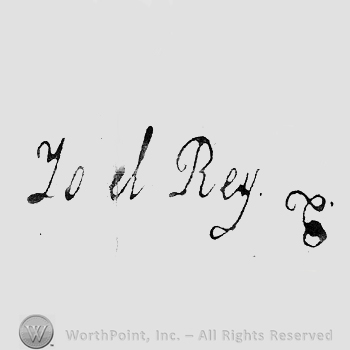 Mark with Signature: Ferdinand VII. | #593243