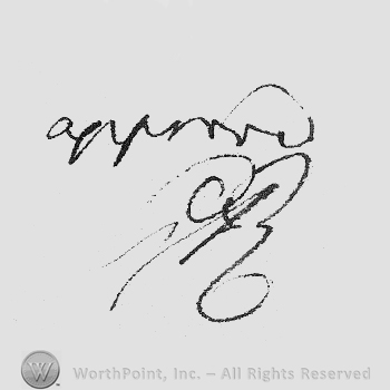 Mark with Signature: George III. | #593254