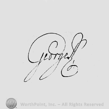 Mark with Signature: George III. | #593255