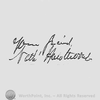 Mark with Signature: Nathaniel Hawthorne. | #593263