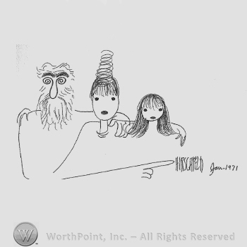 Mark with Signature: Al Hirschfeld. | #593265
