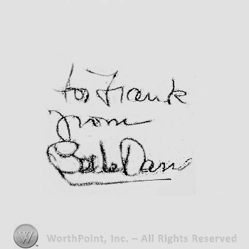 Mark with Signature: Bette Davis. | #593266