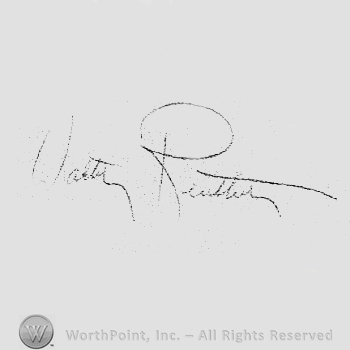 Mark with Signature: Walter Reuther. | #593302
