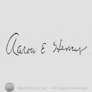 Mark with Signature: Aaron E. Henry. | #593303