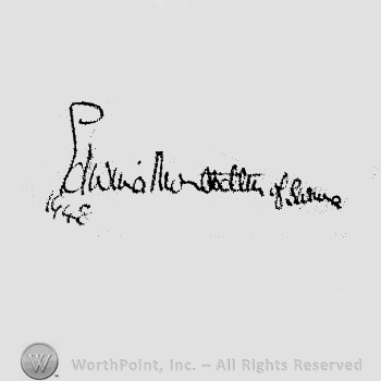 Mark with Signature: Edwina Mountbatten of Burma. | #593323