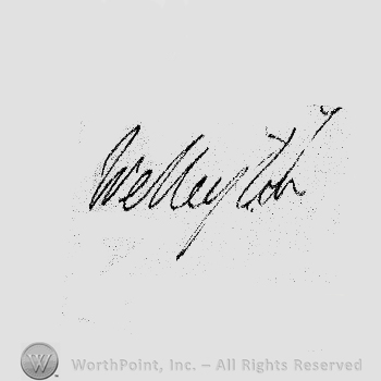 Mark with Signature: Arthur Wellesley. | #593328