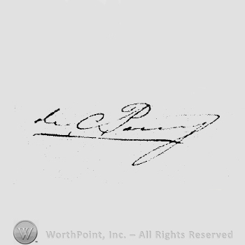 Mark with Signature: Matthew Calbraith Perry. | #593342