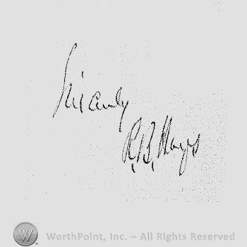 Mark with Signature: Rutherford B. Hayes. | #593347