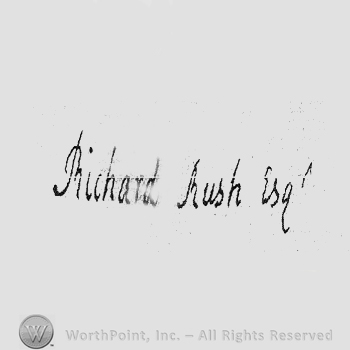 Mark with Signature: Richard Rush. | #593351