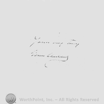 Mark with Signature: Grover Cleveland. | #593357