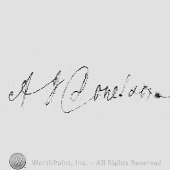 Mark with Signature: Andrew Jackson Donelson. | #593375