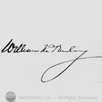 Mark with Signature: William McKinley. | #593391