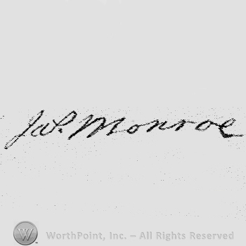 Mark with Signature: James Monroe. | #593393