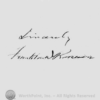 Mark with Signature: Franklin D. Roosevelt. | #593404