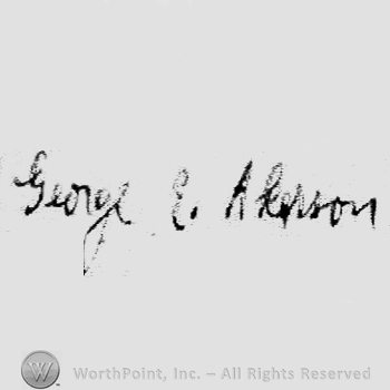 Mark with Signature: George E. Akerson. | #593407