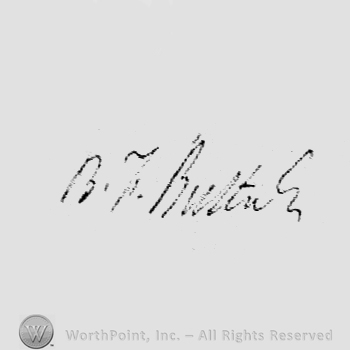 Mark with Signature: Benjamin Franklin Butler. | #593419