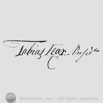 Mark with Signature: Tobias Lear. | #593424